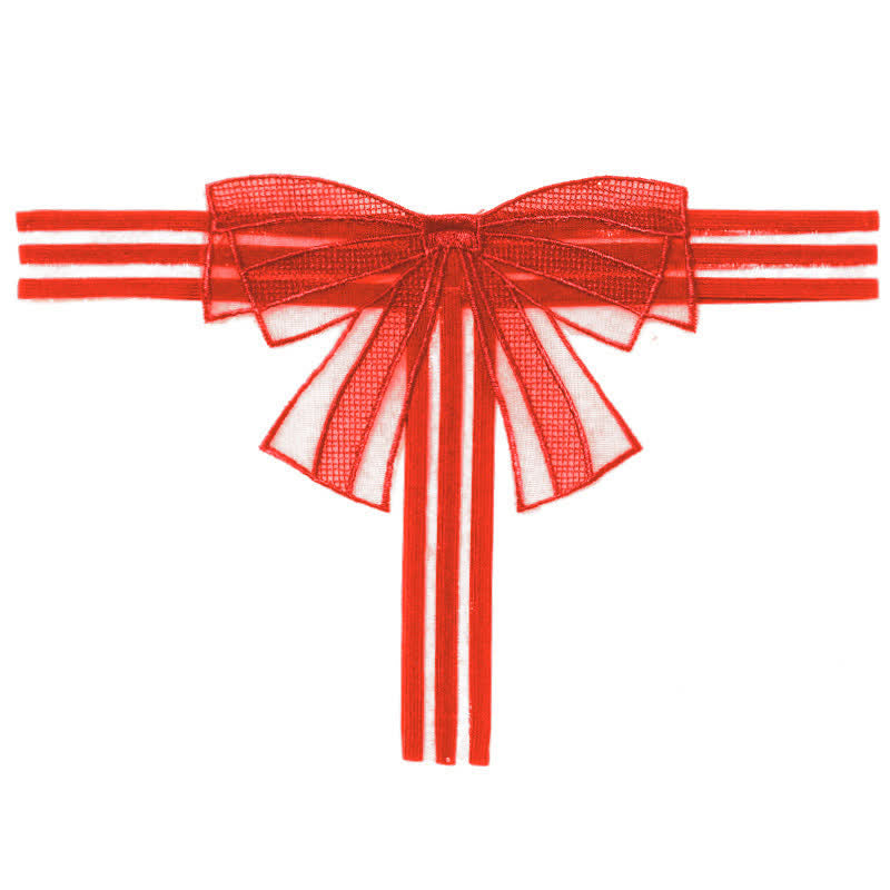 Sexy See Through Bow Knot G-String – SpreePicky