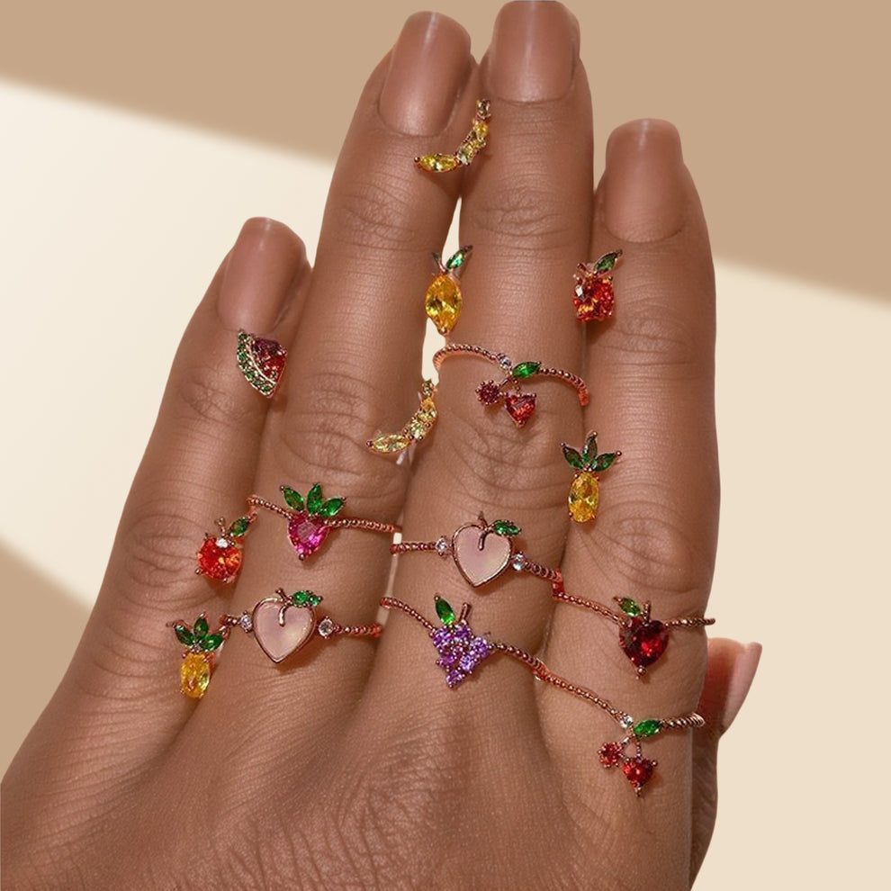 Fruit Family Rings – SpreePicky