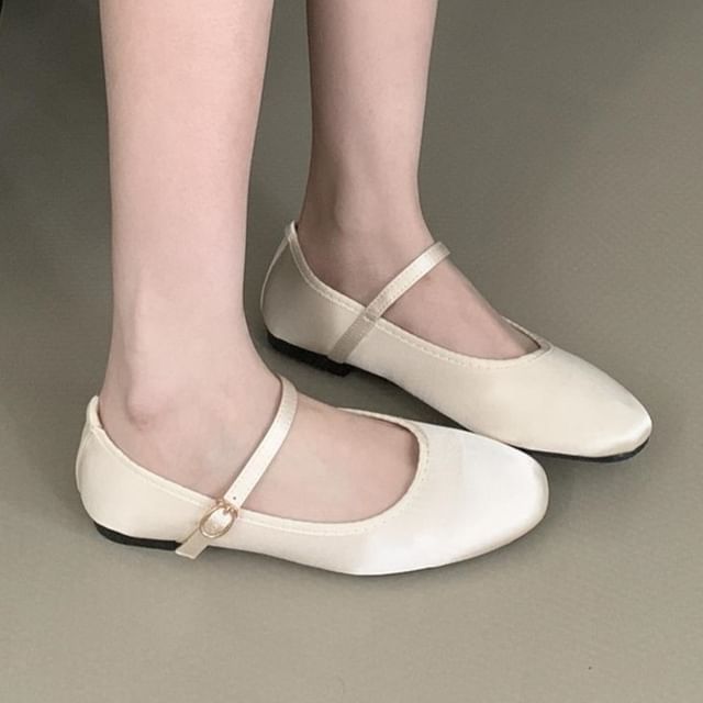 Plain Mary Jane Ballet Flats – SpreePicky
