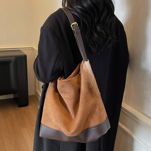 Faux Suede Tote Bag – SpreePicky
