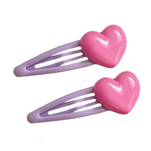 Candy Color Heart Hair Clip – SpreePicky