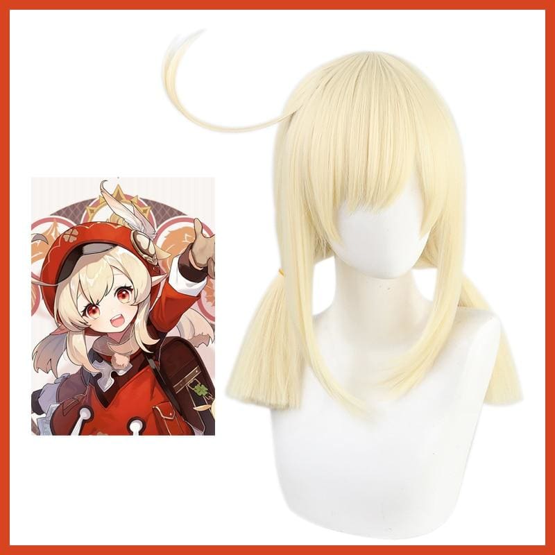Klee Pale Blonde Straight Twin Ponytails Cosplay Wig MK15323 – SpreePicky